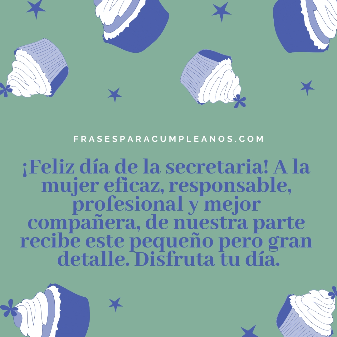 Mensajes De Felicitaciones Día De La Secretaria Frasescumple