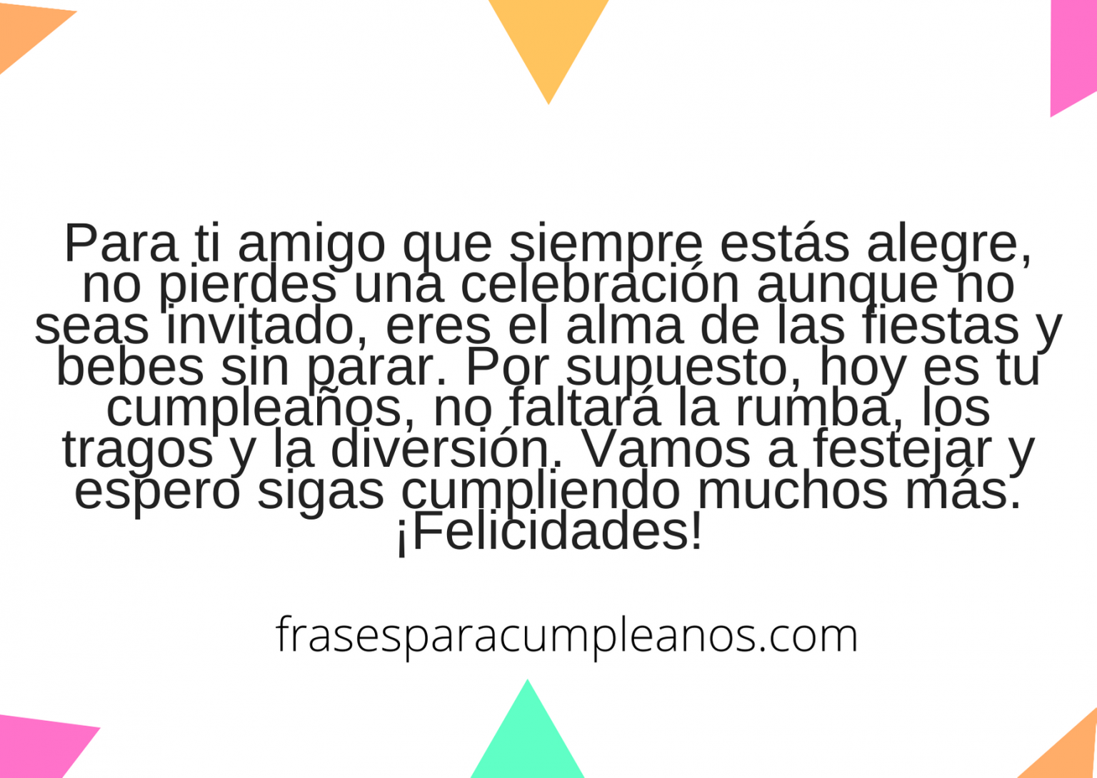 Felicitaciones de cumpleaños para borrachos - frasescumple